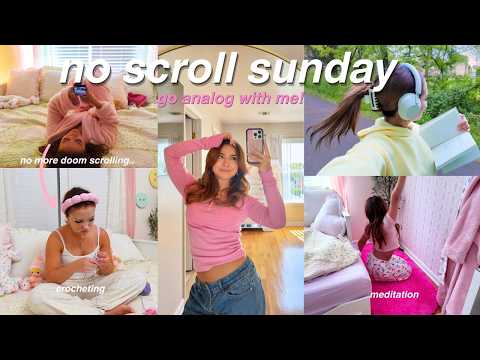 NO SCROLL SUNDAY 🎧 going analog, resetting, self care