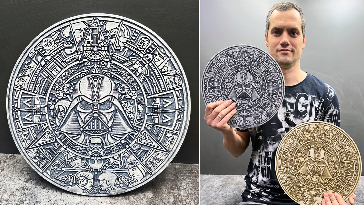 Crafting "Star Wars" Panno: Laser Engraving: Silicone Mold Making and ...