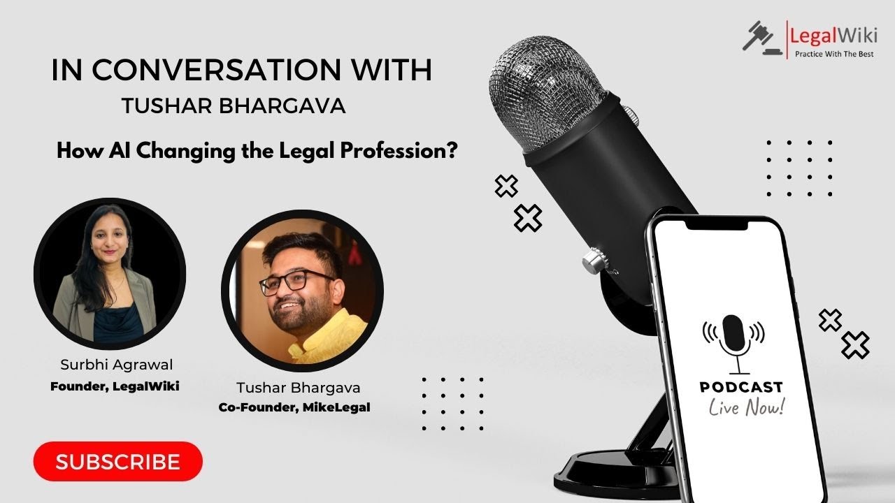 How AI Changing the Legal Profession? Tushar Bhargava, Co-Founder ...