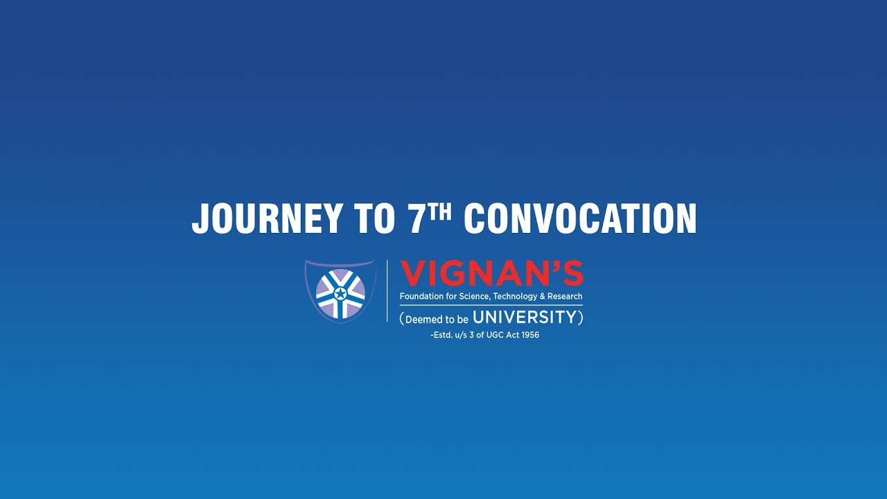 Journey to 7th Vignan's Convocation (2019) - YouTube