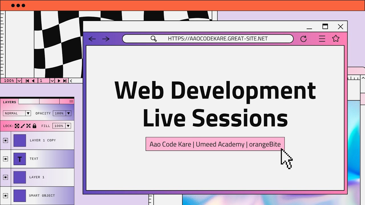 Web Development in 20 Days - Day 8 [Raw] | Aao Code Kare | 07:45 PM to ...