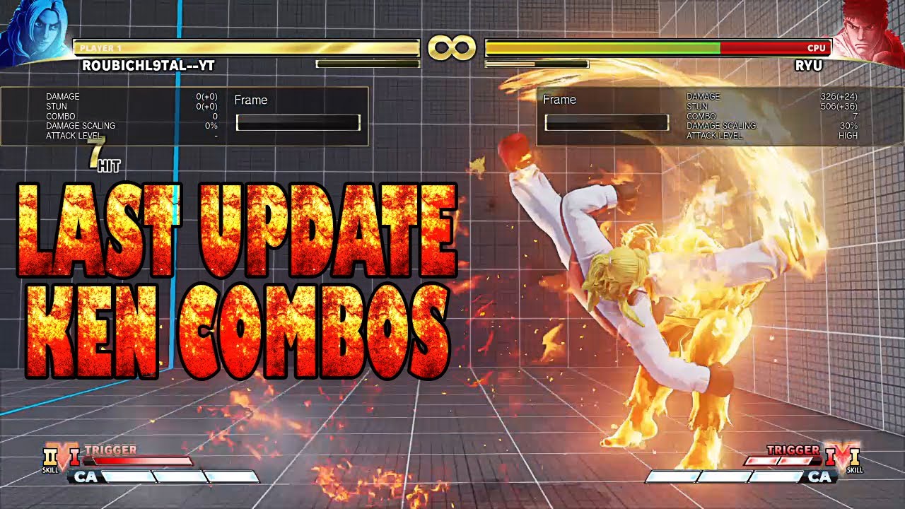 SFV CE Final Patch : Ken New Combos ! - YouTube