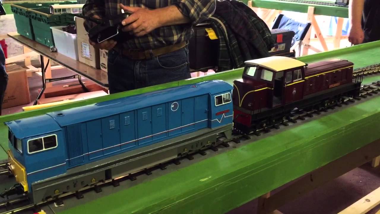 16mm Funky Diesel Model At Welsh Highland SuperPower Weekend - YouTube