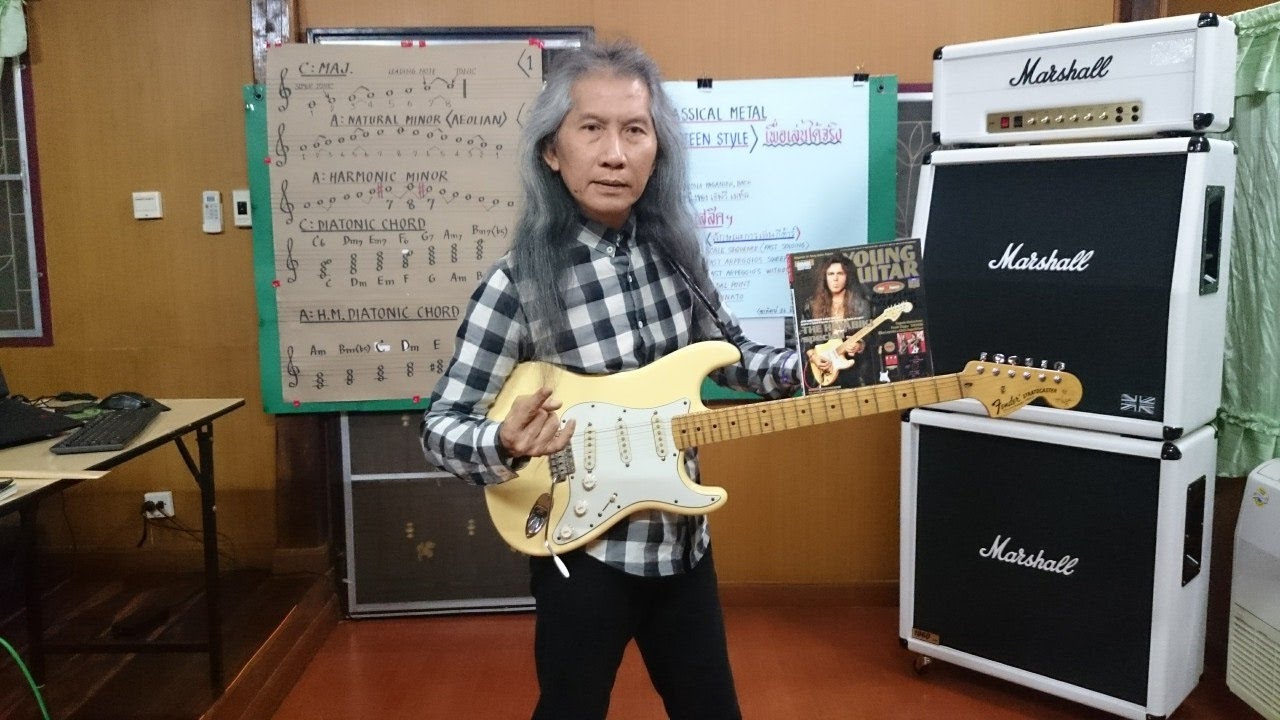 เรียนกีต้าร์ NEO CLASSICAL METAL (Yngwie Malmsteen Style) - YouTube