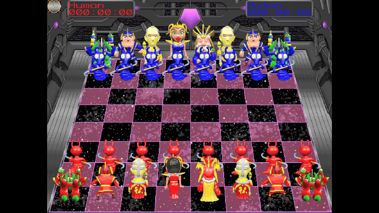 Battle Chess 4000(2023)- Red vs Blue Multiplayer (🔴vs🔵) - YouTube