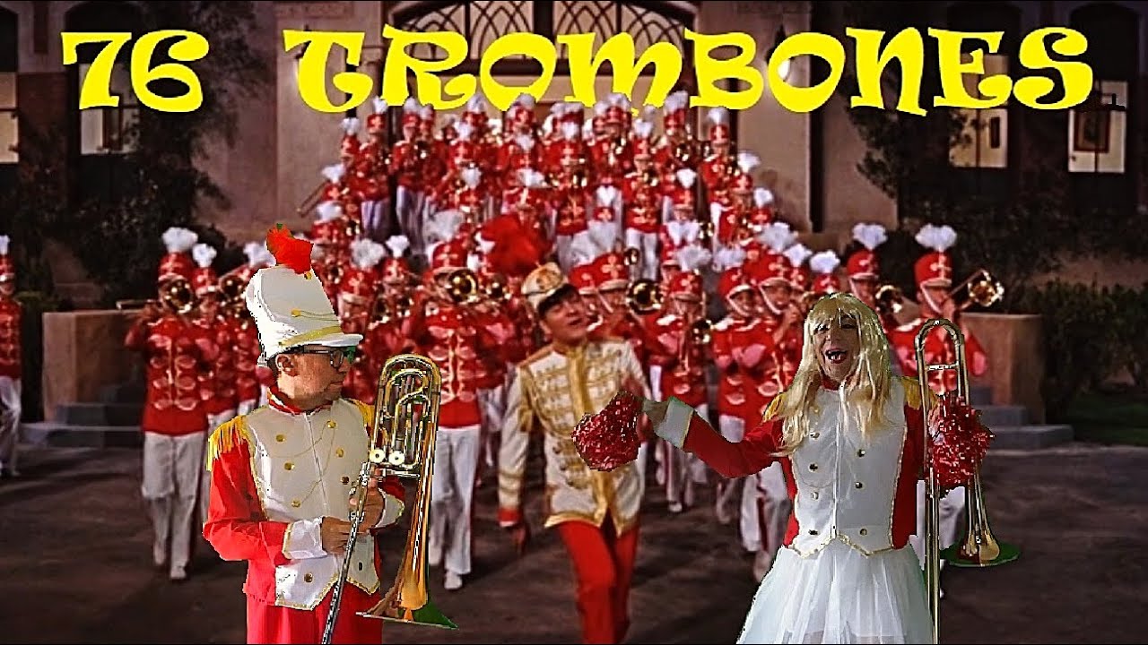 DANI ANARTE (TROMBONES) - Seventy-Six Trombones - YouTube