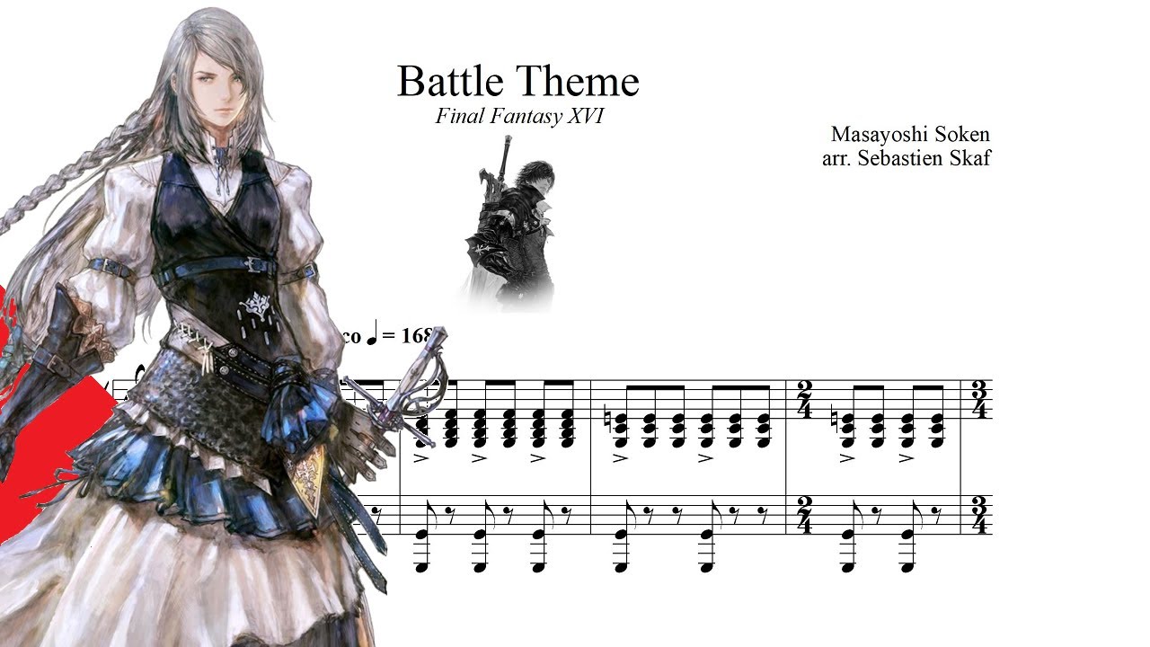 Sixteen Bells (Battle Theme) | Final Fantasy XVI Piano arrangement ...