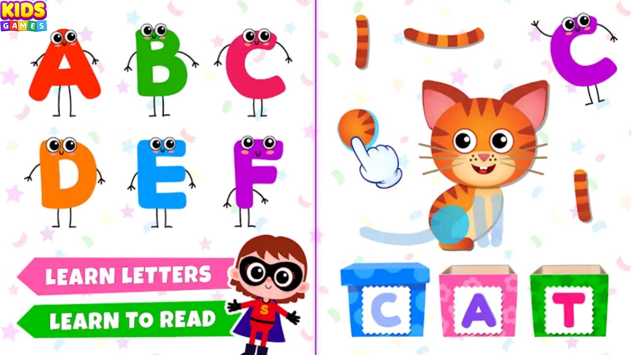 Learn to Know the Letters of the | Alphabet in the ABC section. - YouTube