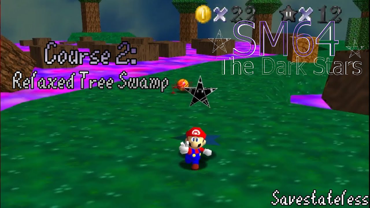 SM64 The Dark Stars - Course 2: Relaxed Tree Swamp (Savestateless ...