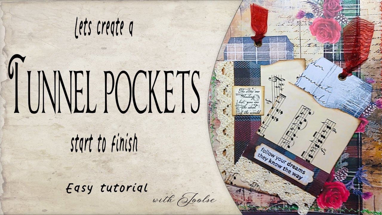 Tunnel pockets and Journal pages - YouTube