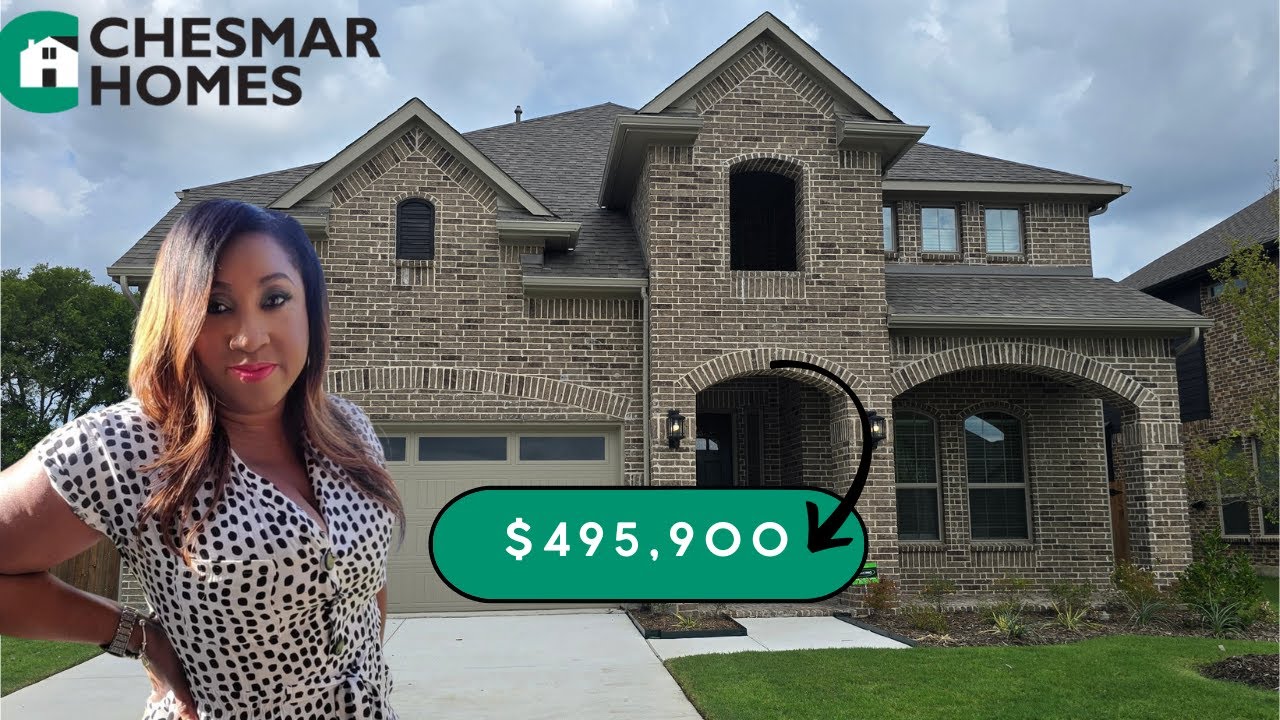 Chesmar Homes Tour | 4 Bedroom New Construction in Waxahachie TX ...
