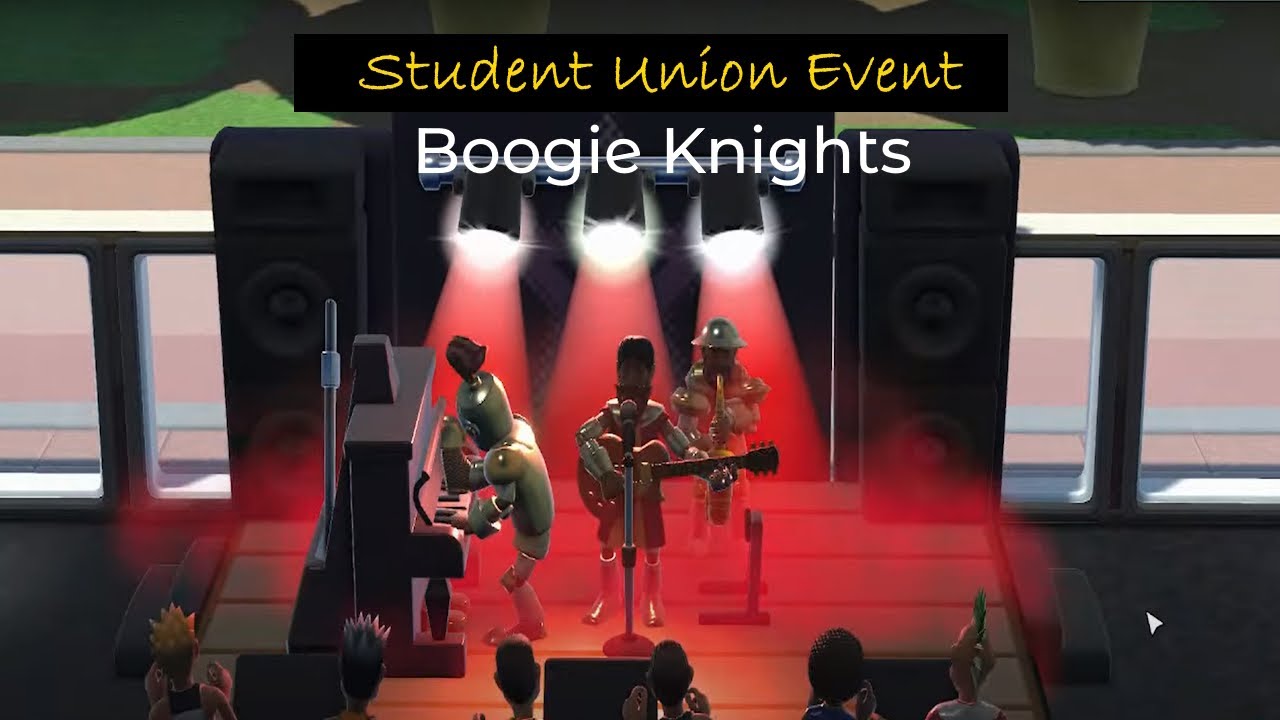 Boogie Knights | Student Union Event | Two Point Campus - YouTube