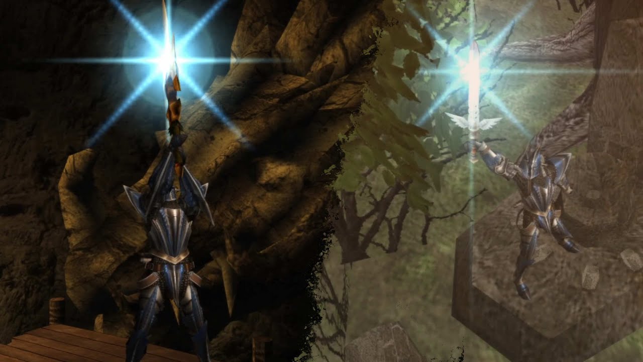 Jumbo and Kokoto Pull Sword Animations! | Monster Hunter Dos - YouTube