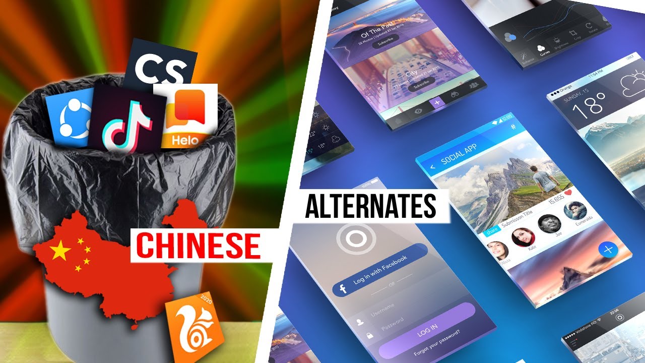 Best Alternative Apps for Chinese Apps You Should Use ! - YouTube