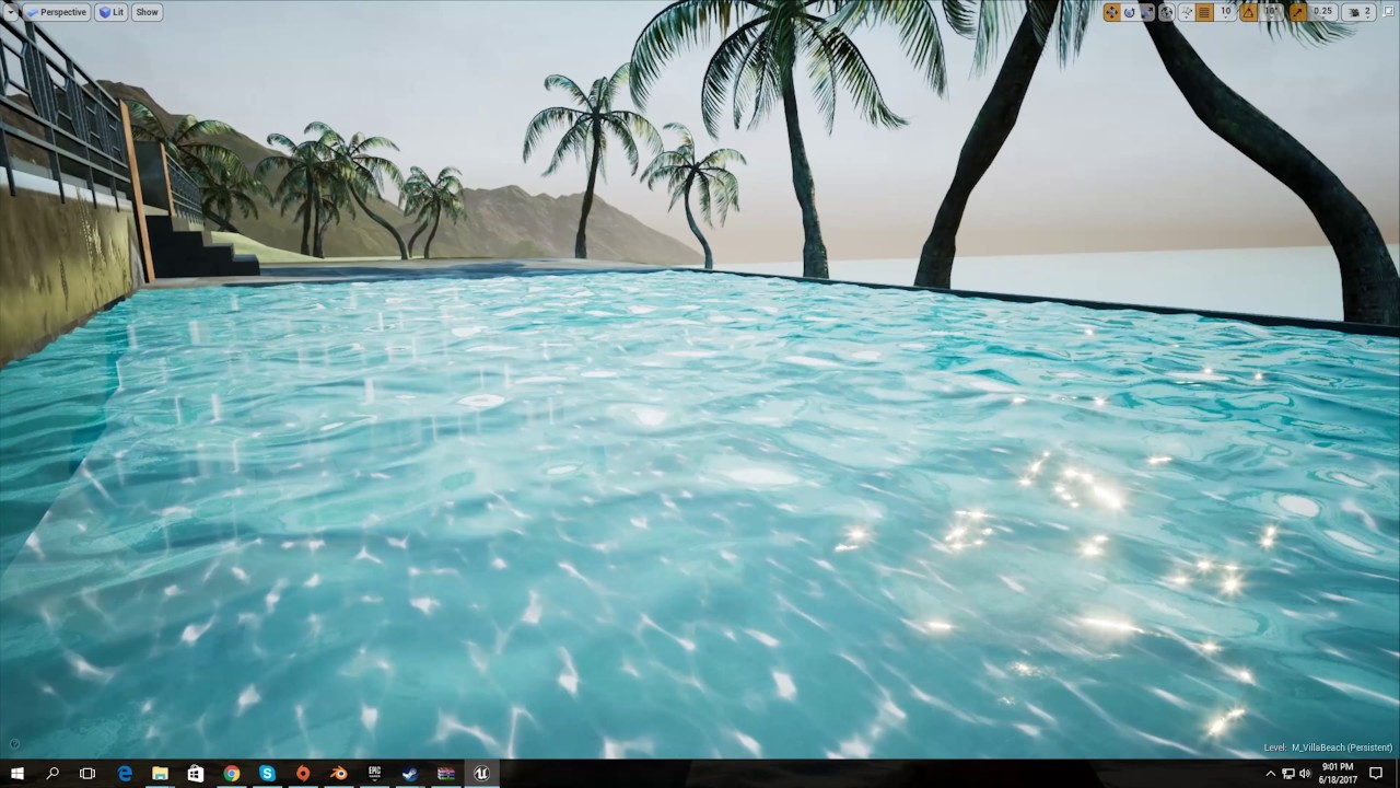 UE4 - Water Shader - YouTube
