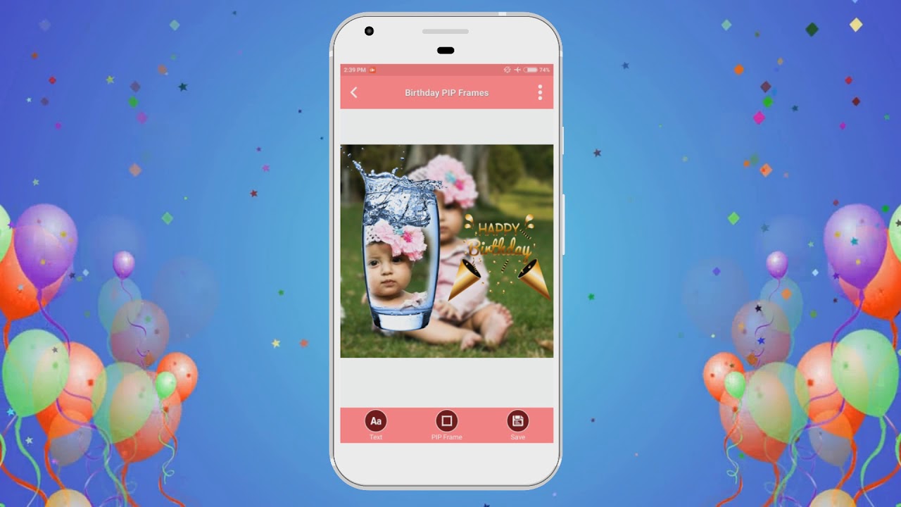 Birthday PIP Frames - YouTube