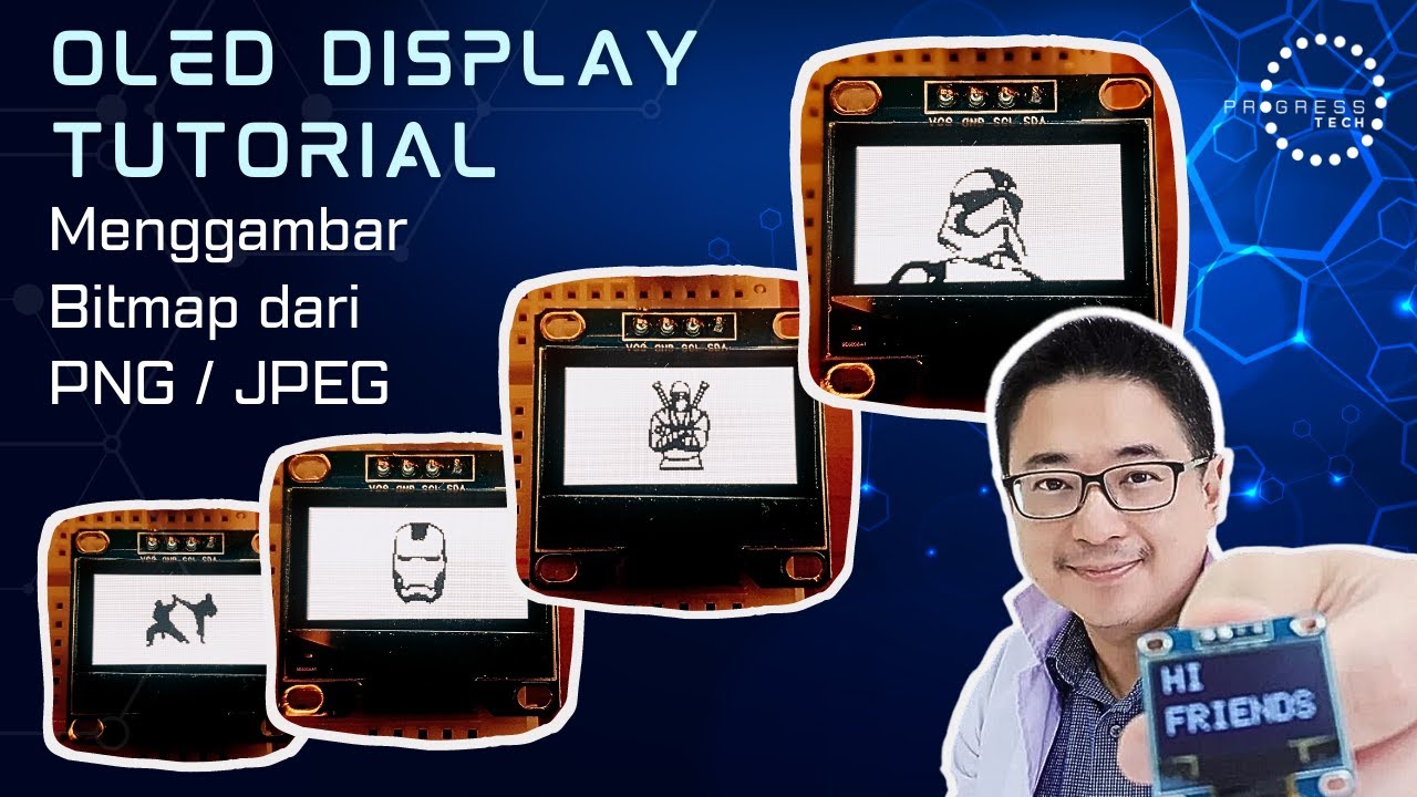 Belajar OLED | Bagian 4 -- Menampilkan JPEG atau PNG pada layar OLED ...