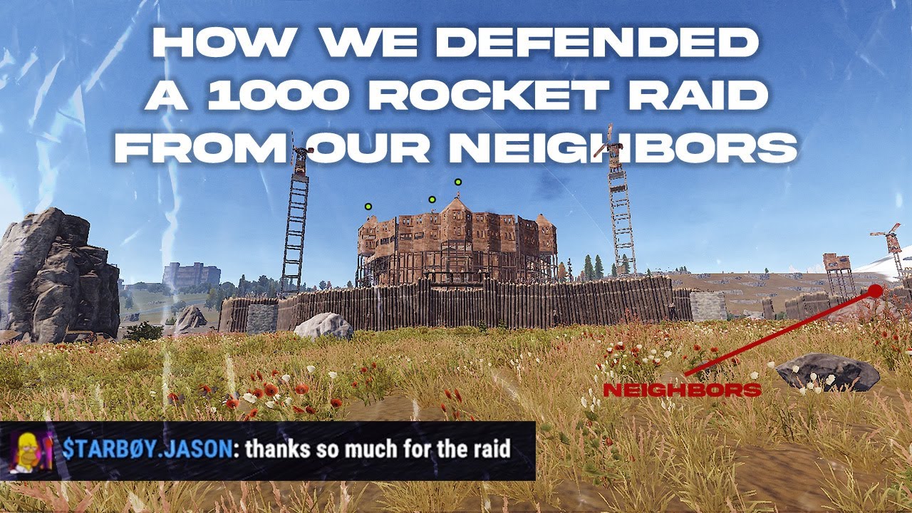 HOW WE DEFENDED A 1000 ROCKET RAID AND RAIDED THE MOST WHOLESOME CLAN ...
