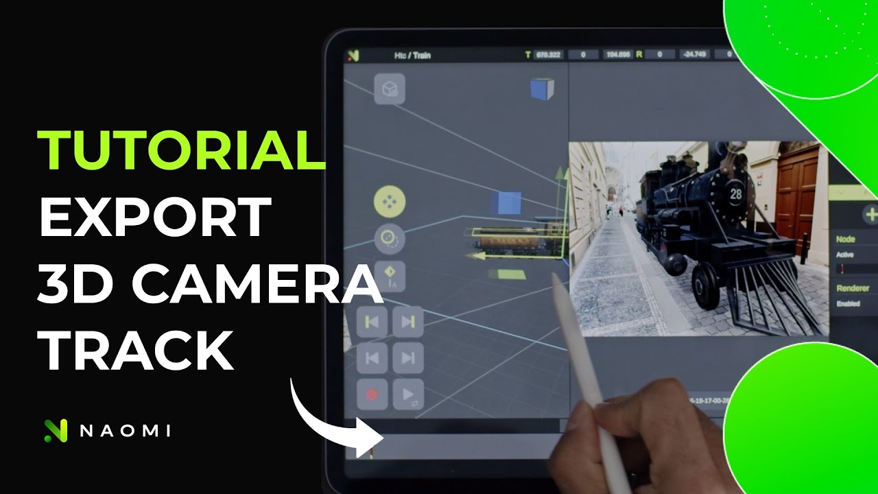 Naomi Animation - 3D Camera Tracking - YouTube