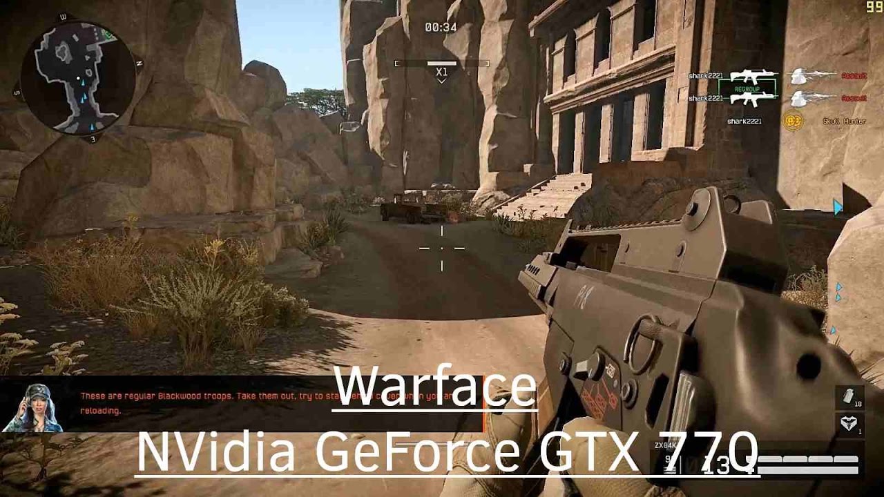 Warface - NVidia GeForce GTX 770 - Core i3 6100 - 16GB RAM - YouTube