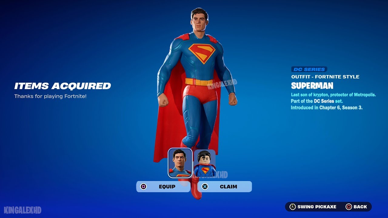 How To Get Superman Skin NOW FREE EARLY In Fortnite (Unlocked LEGO ...