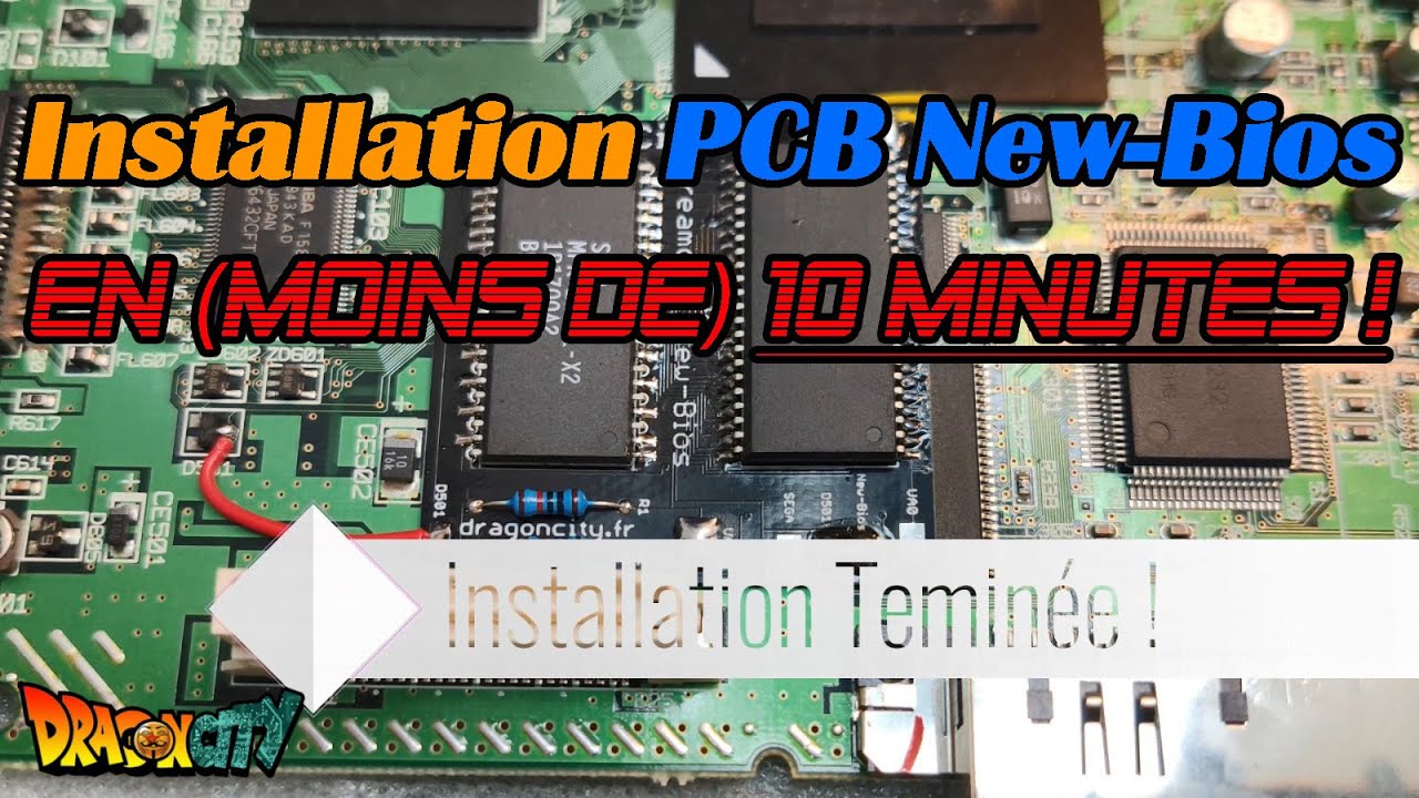 [Dreamcast] Installation PCB New-Bios en (moins de) 10 minutes ! - YouTube