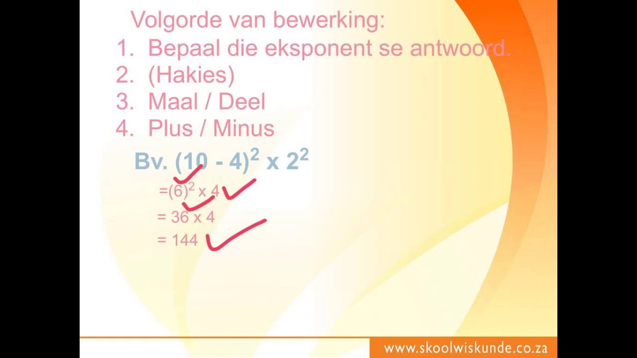 Graad 7 Gemengde Eksponente Wiskvaw Youtube