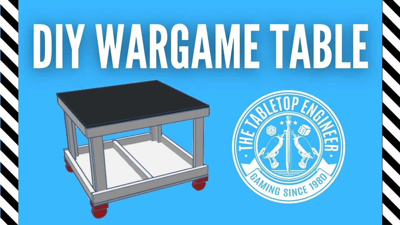 Build Your Own Wargame Table - Part 1 - YouTube