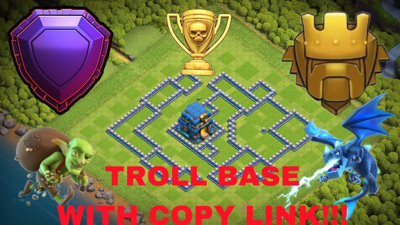 COC | TH12 TROLL BASE!!! 2023 CLASH OF CLANS TROLL BASE WITH COPY LINK ...