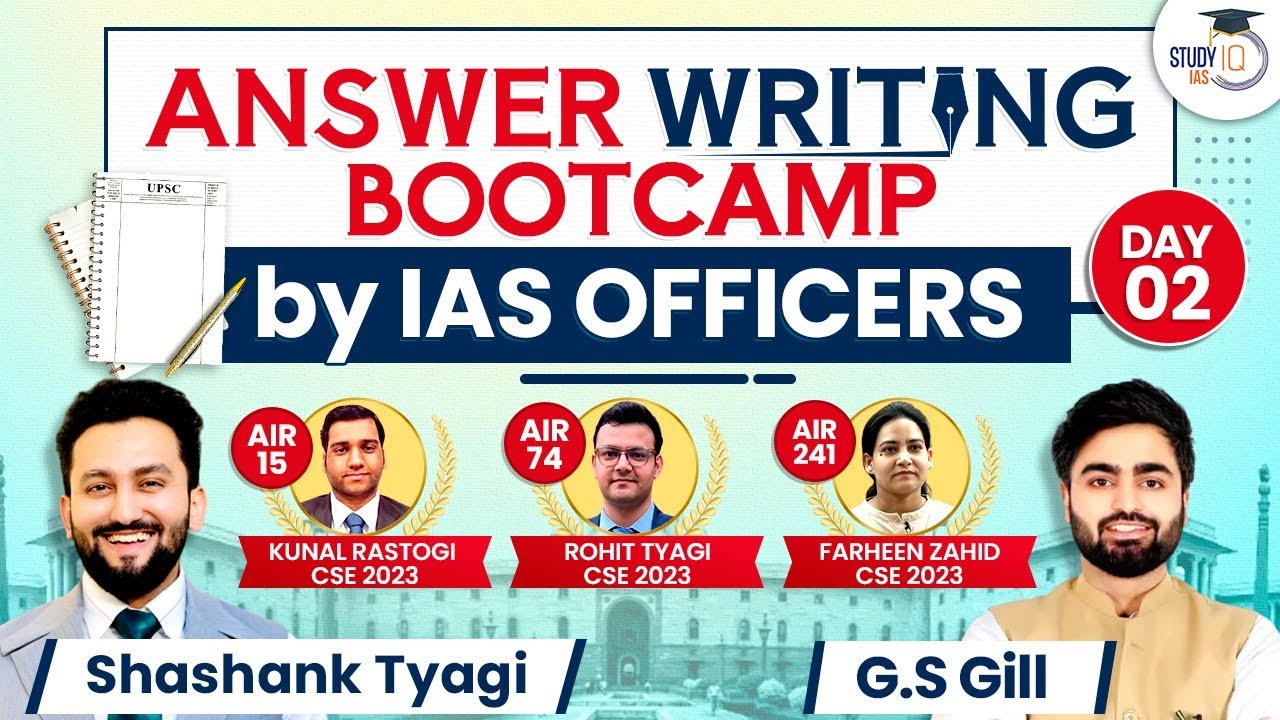 UPSC Mains Answer Writing Bootcamp By IAS Officer | Day 2 | UPSC CSE ...