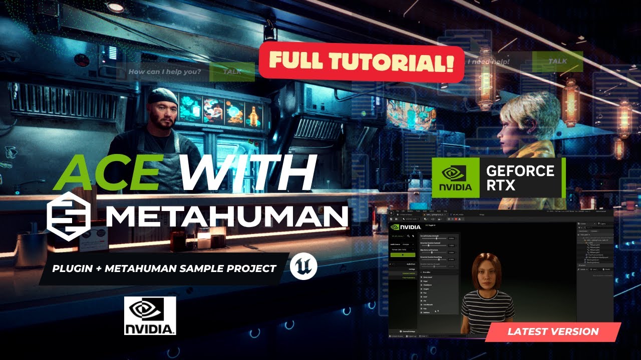 How to install and use Nvidia ACE plugin with custom Metahuman ...