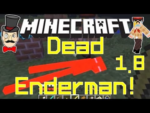 Minecraft 1.8 DEAD ENDERMAN Glitch! - YouTube