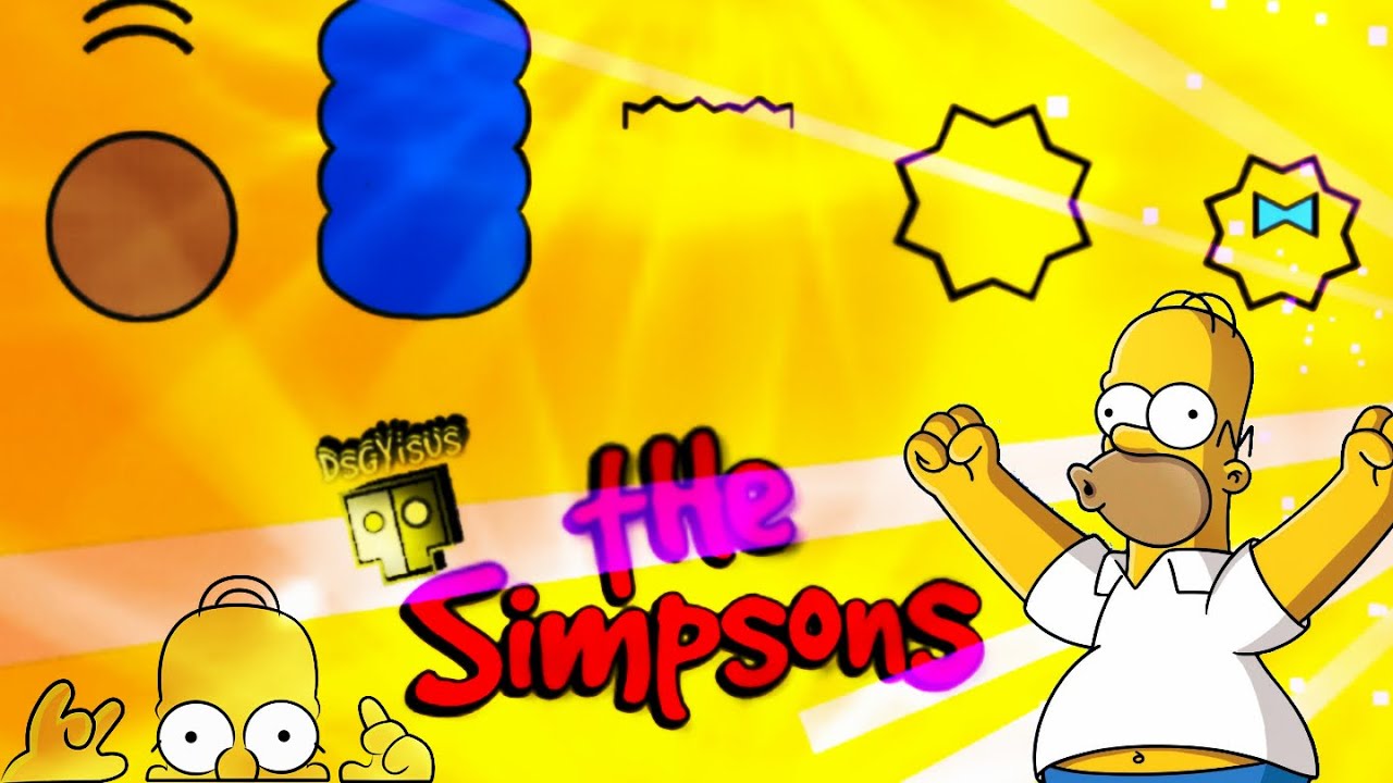 LOS SIMPSONS EN GEOMETRY DASH !!! -THE SIMPSON BY: DSGYISUS [GEOMETRY ...