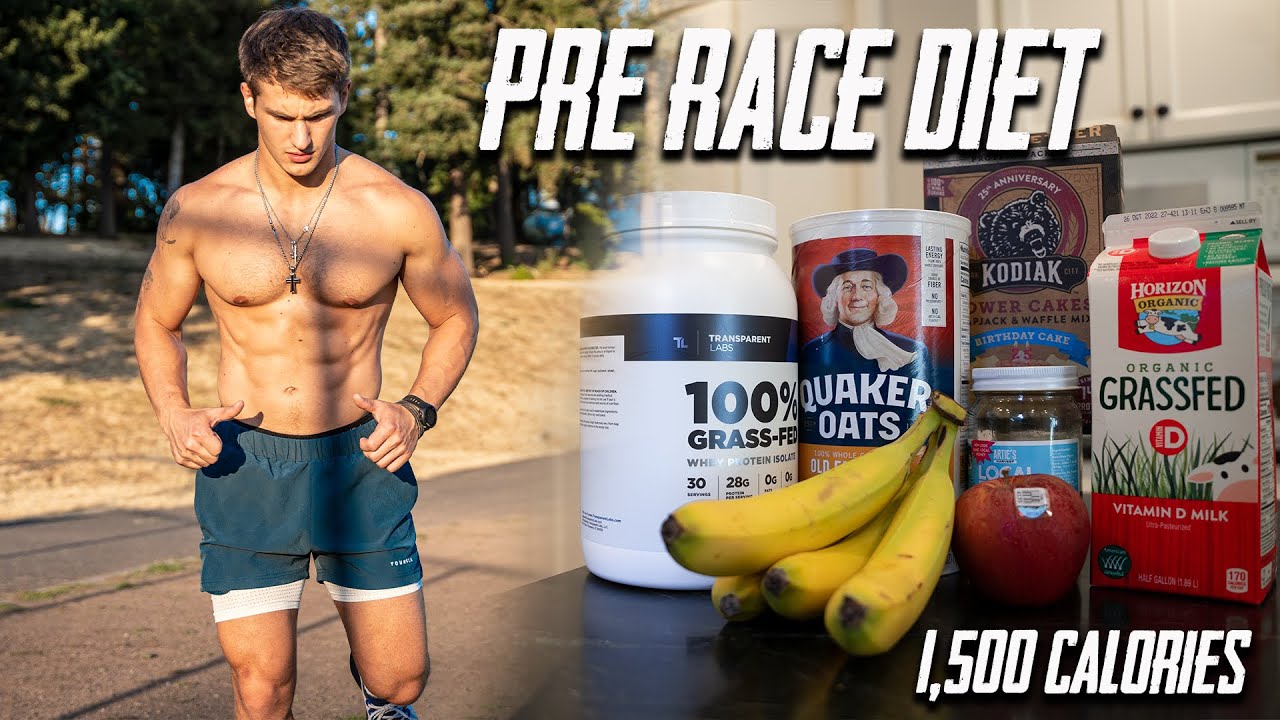 My Diet Before Running A 5k Spartan Race | 1500+ Calories - YouTube