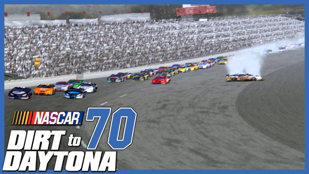 THE FIRST WIN IS CLOSE | NASCAR Dirt to Daytona Career Mode Episode 70 ...