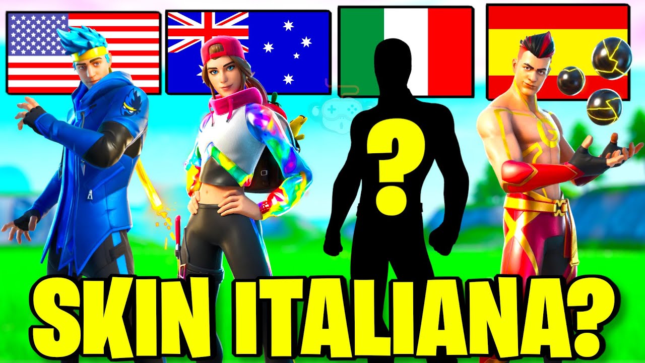 QUANDO ARRIVA LA SKIN DI UNO STREAMER ITALIANO SU FORTNITE? - YouTube