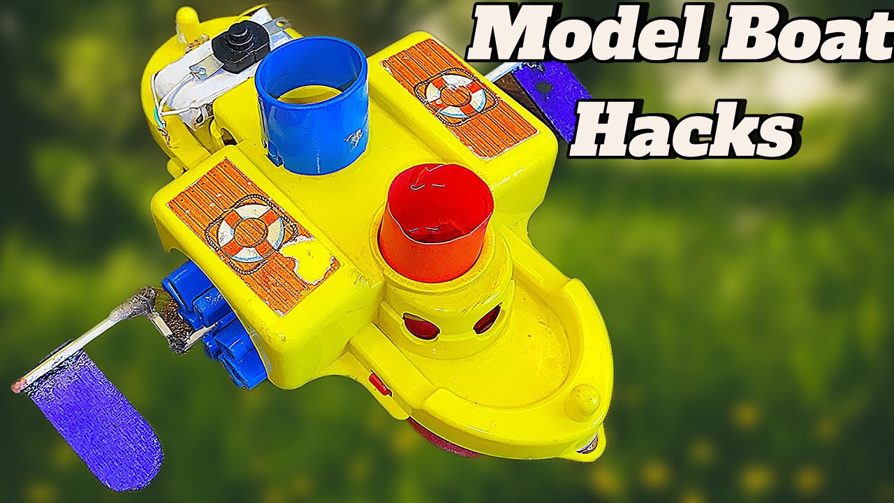 Electric Motor Boat Sinking Experiment With Paddle - YouTube