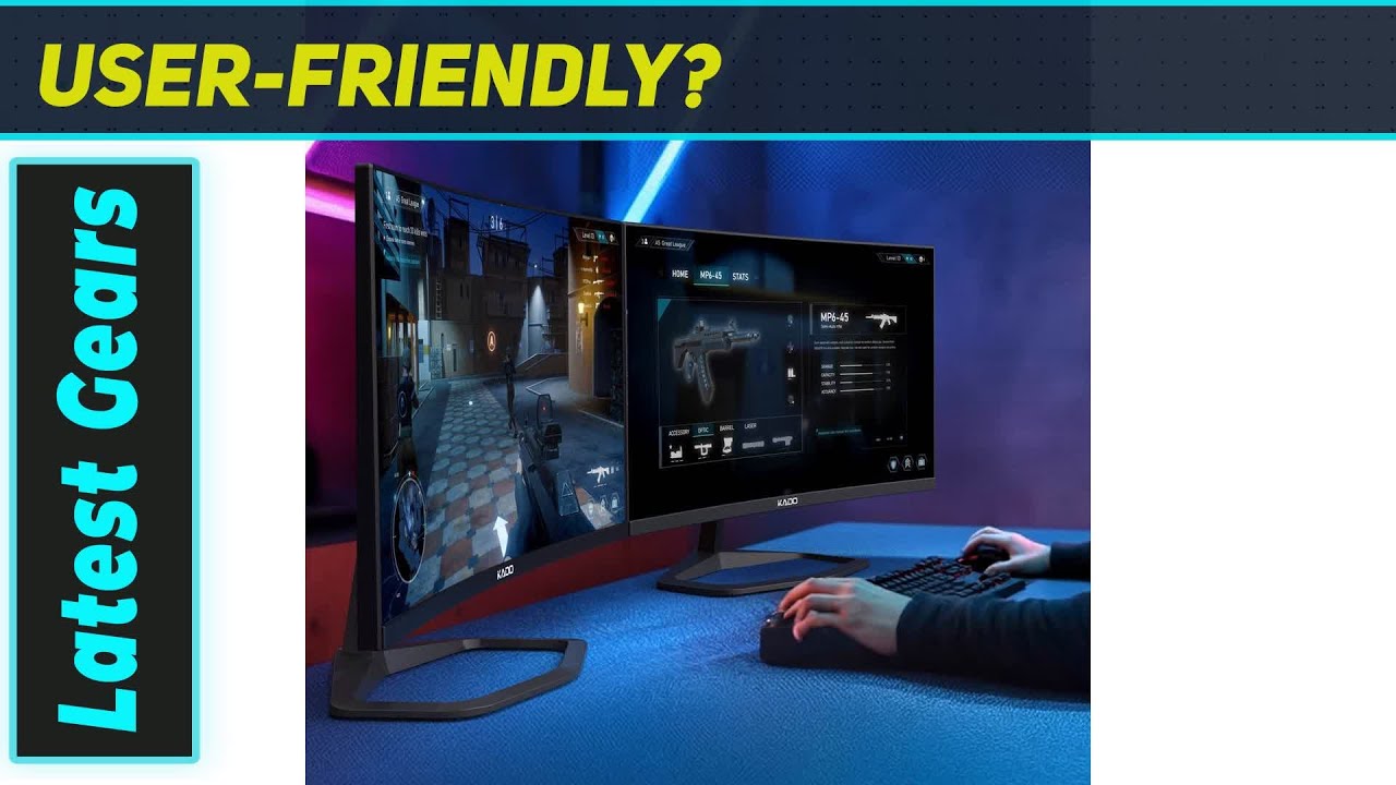 Kado 27" Dual Gaming Monitors: The Amazing Budget Battlestation! - YouTube