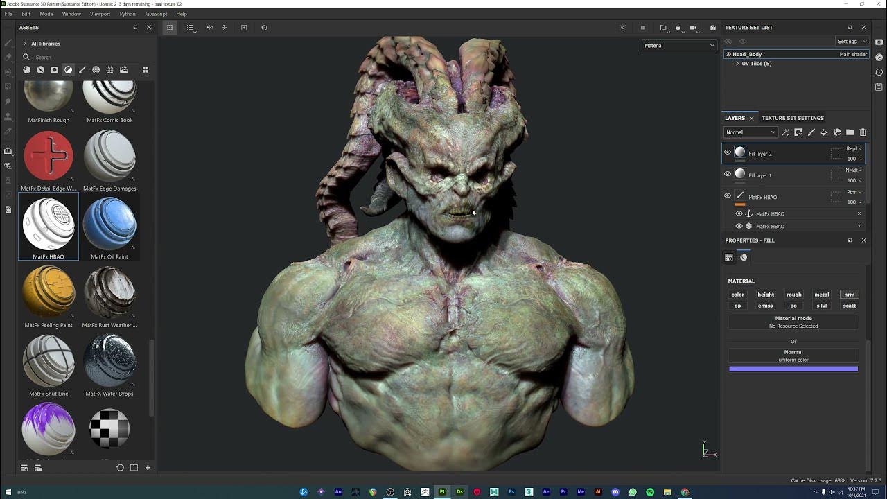 How to get high quality Cavity map using high res. normals from Zbrush ...