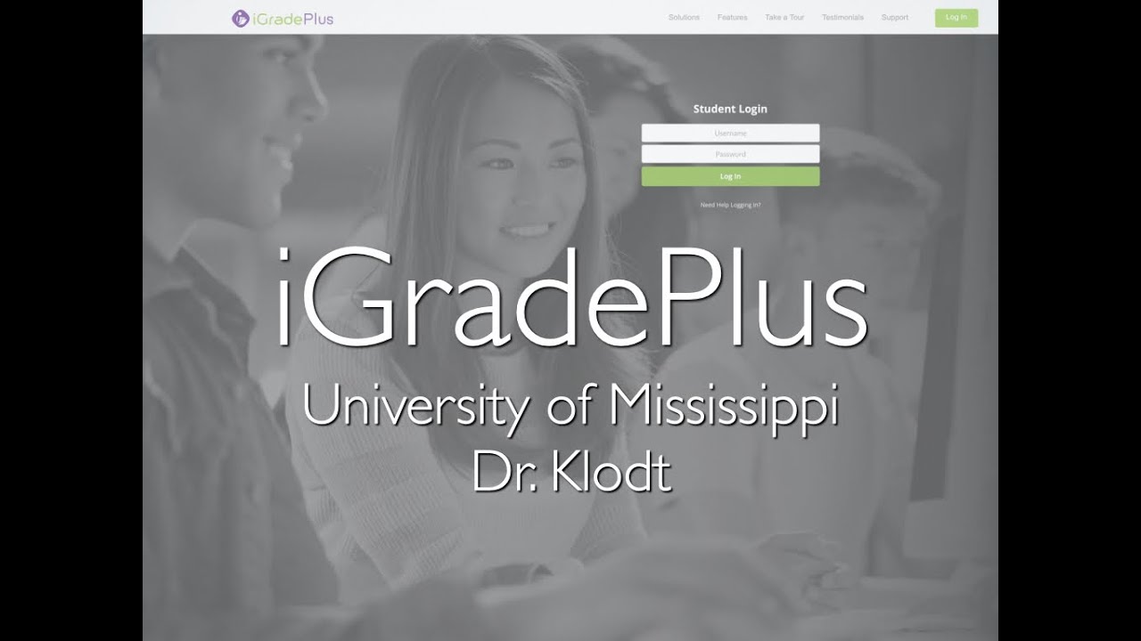 Dr. Klodt: iGradePlus Tutorial - YouTube