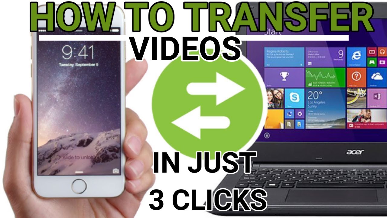 How to transfer videos from iPhone to Windows PC in 2021| Tutorial ...