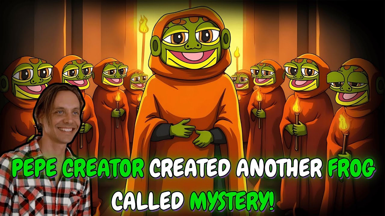 Pepe creator created another frog called Mystery! $PEPE - YouTube