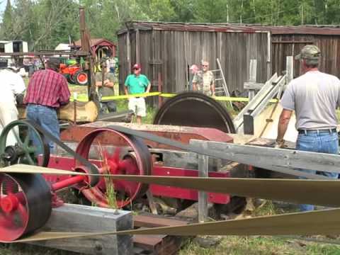 Steam-Powered Sawmill - YouTube