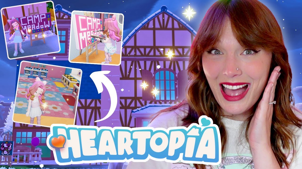🏕️I Built a CAMP CABIN in Heartopia... So We Can LEVEL UP Together ...