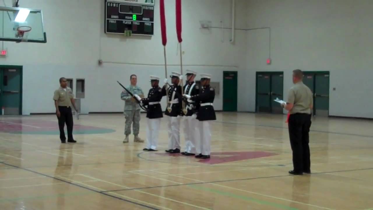 Color Guard-CGUHS MCJROTC Drill Team 2011 - YouTube