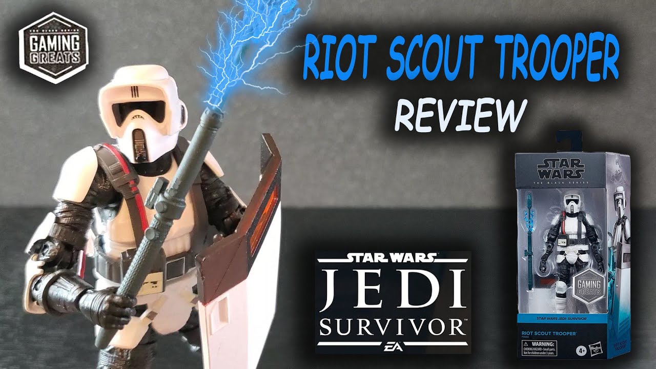 Riot Scout Trooper (Jedi Survivor) Star Wars Black Series - REVIEW ...