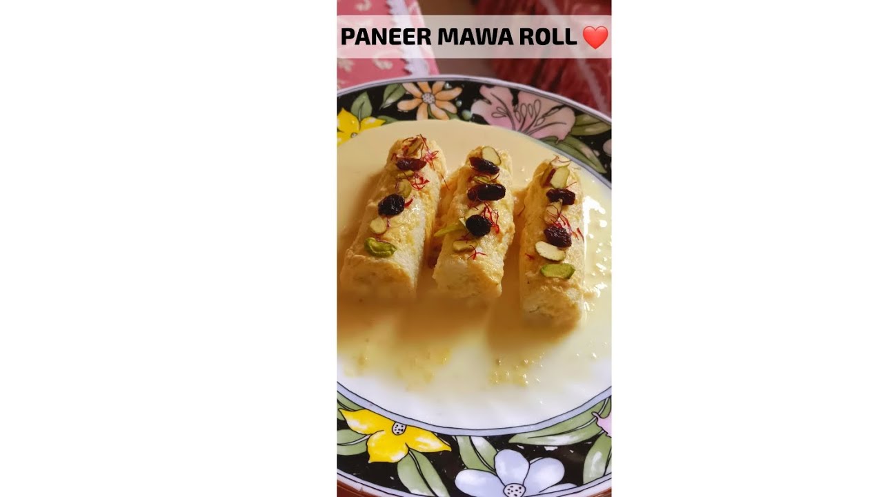 Diwali Special Mithai | Easy to make Paneer Mawa Rolls by ...