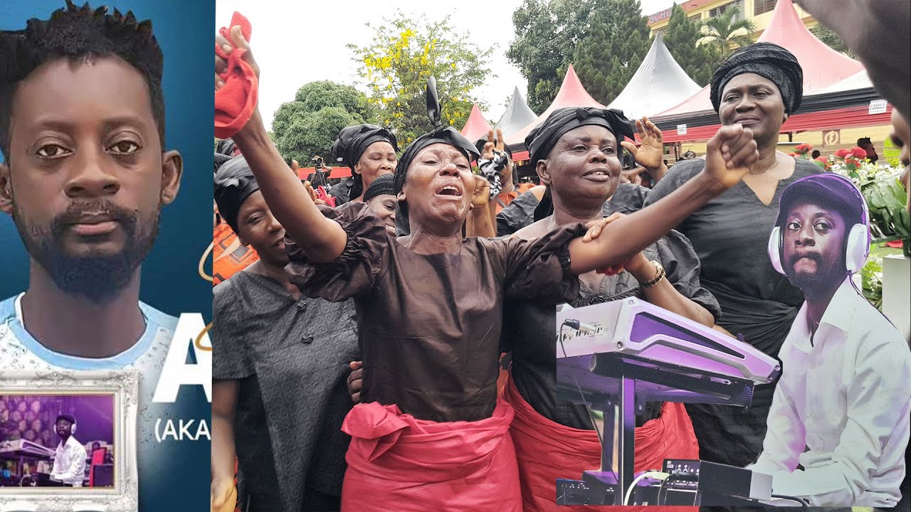 Kwaku Gyasi Storms Agya Yaw Keyboard's Final Funeral Performance - YouTube