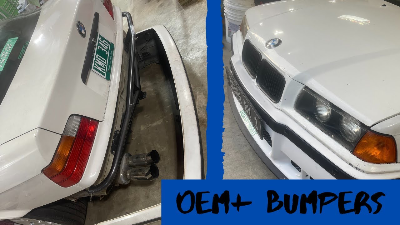 Installing Bumper Quick Releases (BMW E36 Drift Car) - YouTube