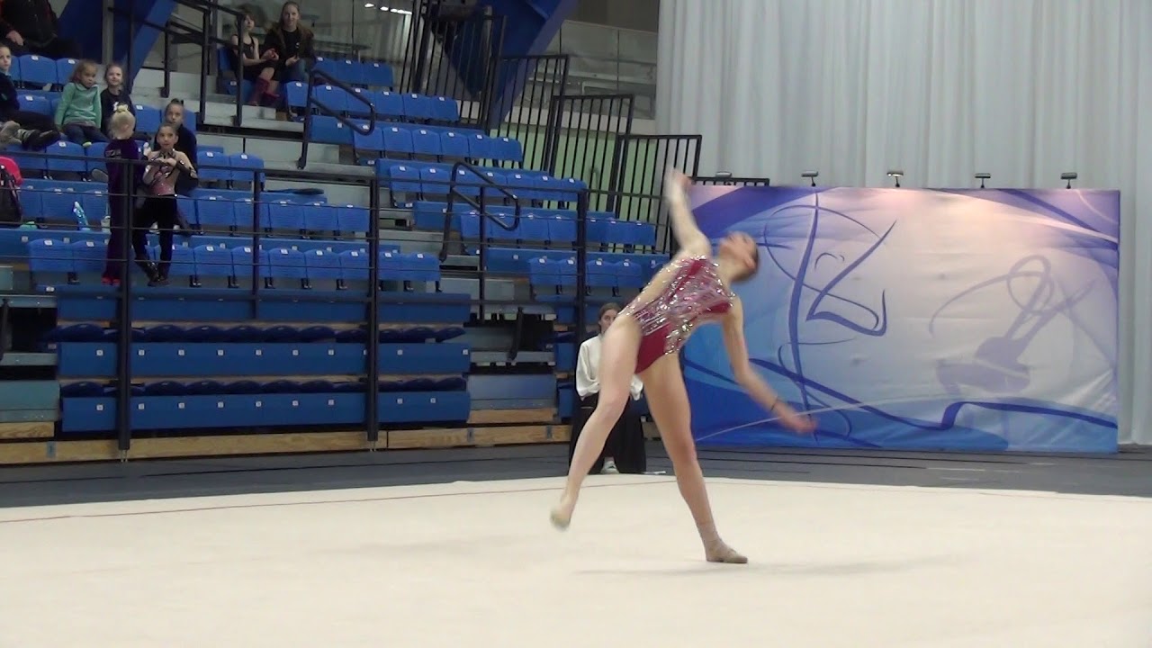 Neringa Masionyte LTU hoop Winter Princess 2019 - YouTube